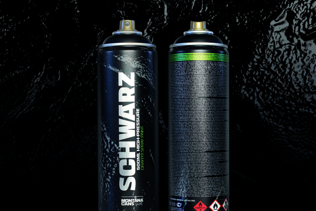 Montana SCHWARZ 500ml – a recycled BLACK Formula