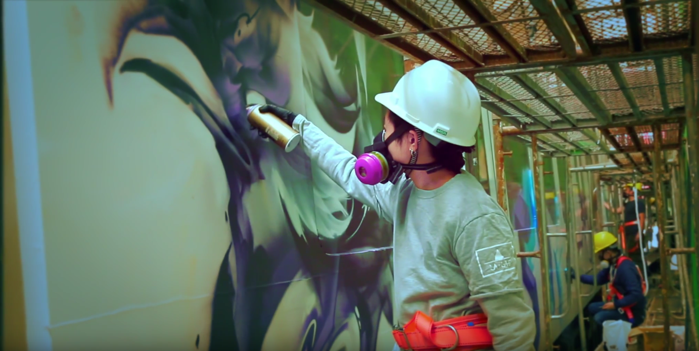 Legal Trainpainting Graffiti Jam China – Maglev Train Graffiti Jam 2016