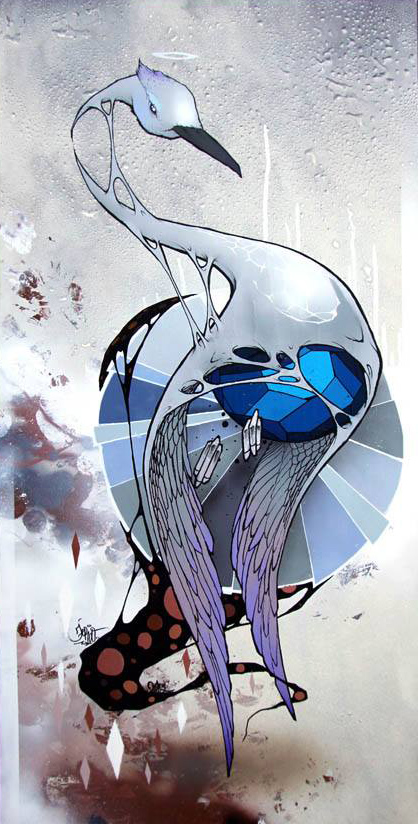 THE STUDIO WORK OF GRAFFITI & FINE ARTIST JEROO