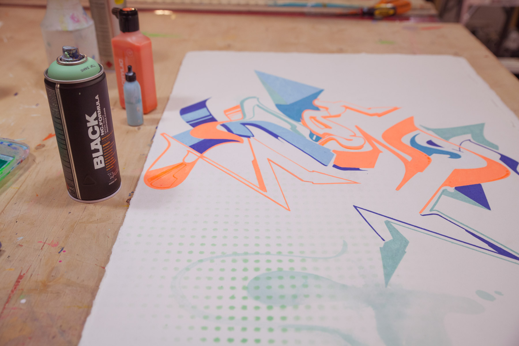 MONTANA ACRYLIC SERIES FEATURING WANE COD