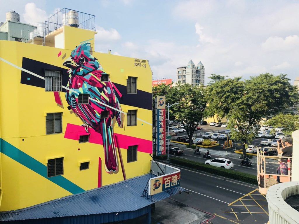 Arlin Graff Mural in Kaohsiung, Taiwan on MontanaCans Blog