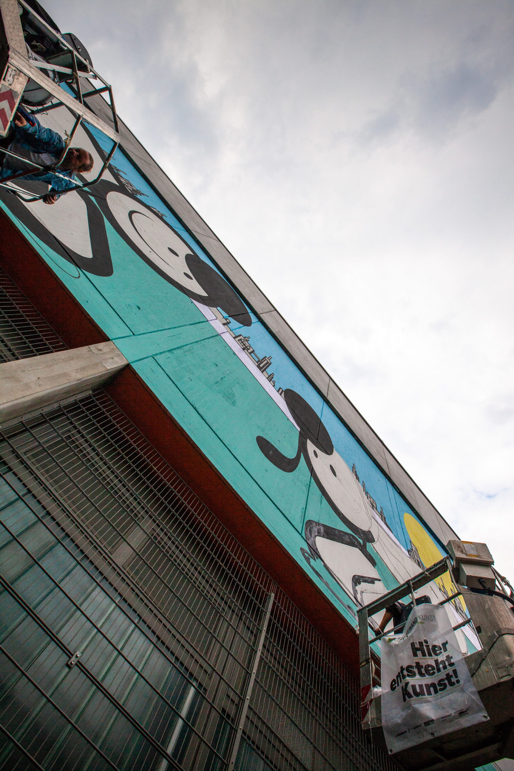 The London Police Mural Stadt.Wand.Kunst in Mannheim