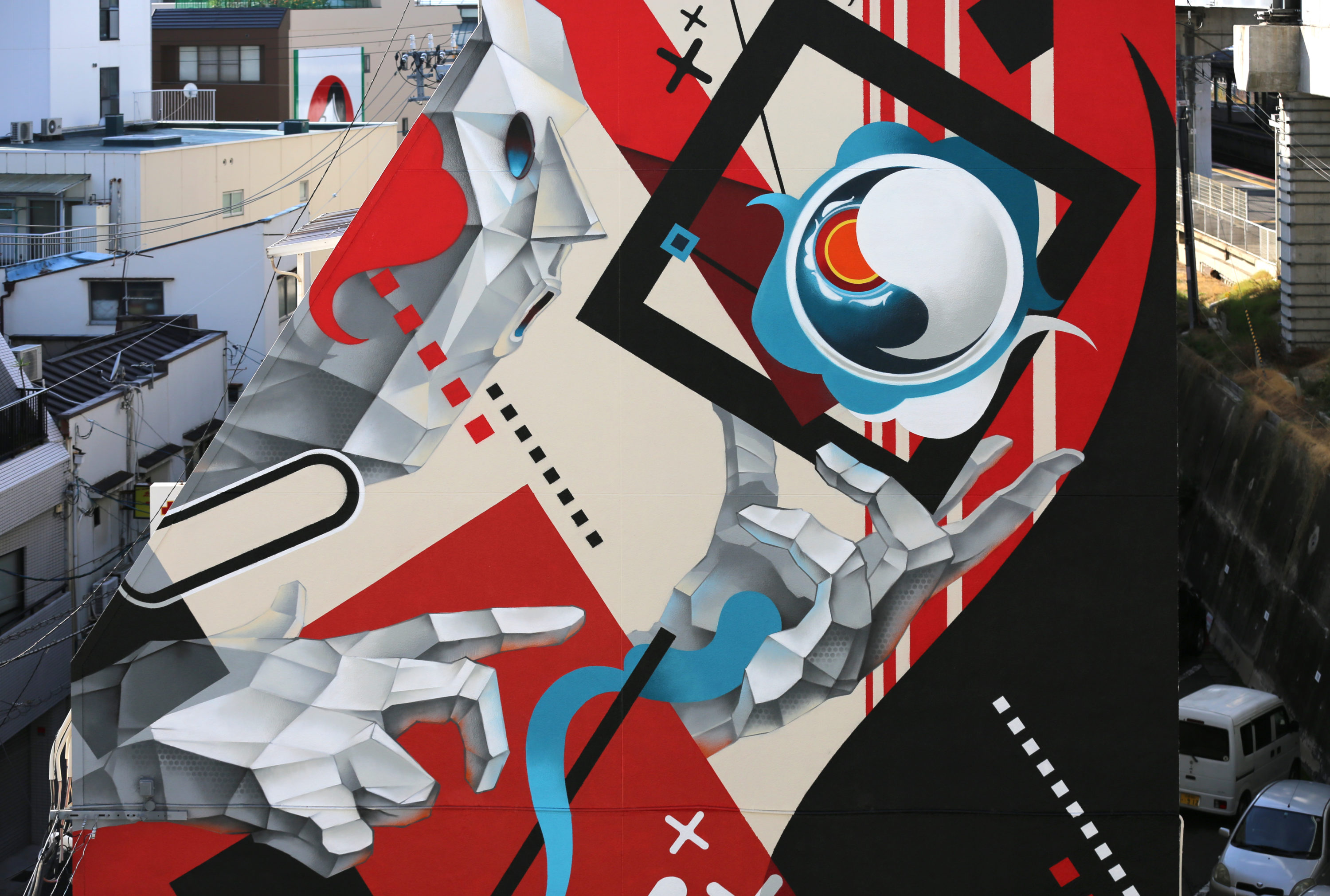 New Mural by SUIKO, IMAONE and FATE in Tokyo