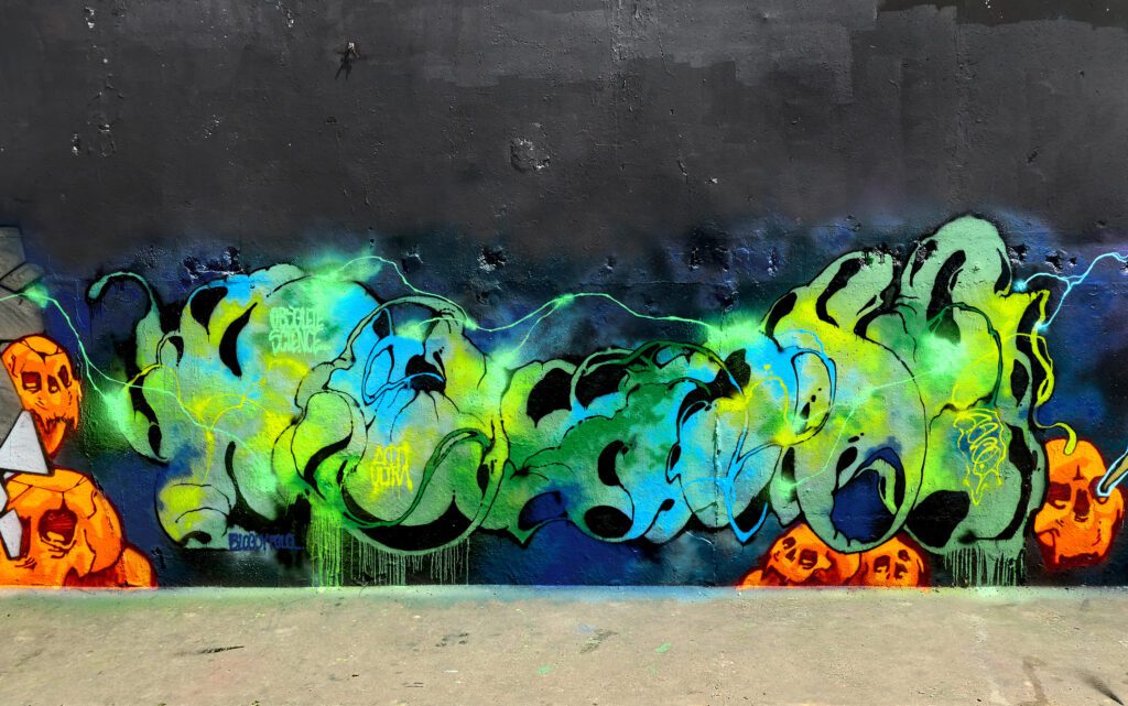 Wall Update by Parisian Graffiti Artist FUNC88 - MONTANA-CANS BLOG
