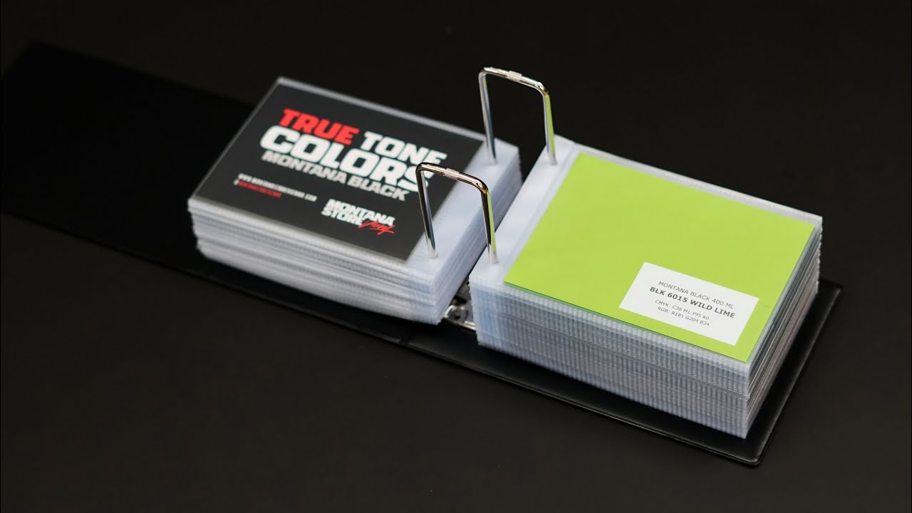 Montana BLACK True Tone color chart - MONTANA-CANS BLOG
