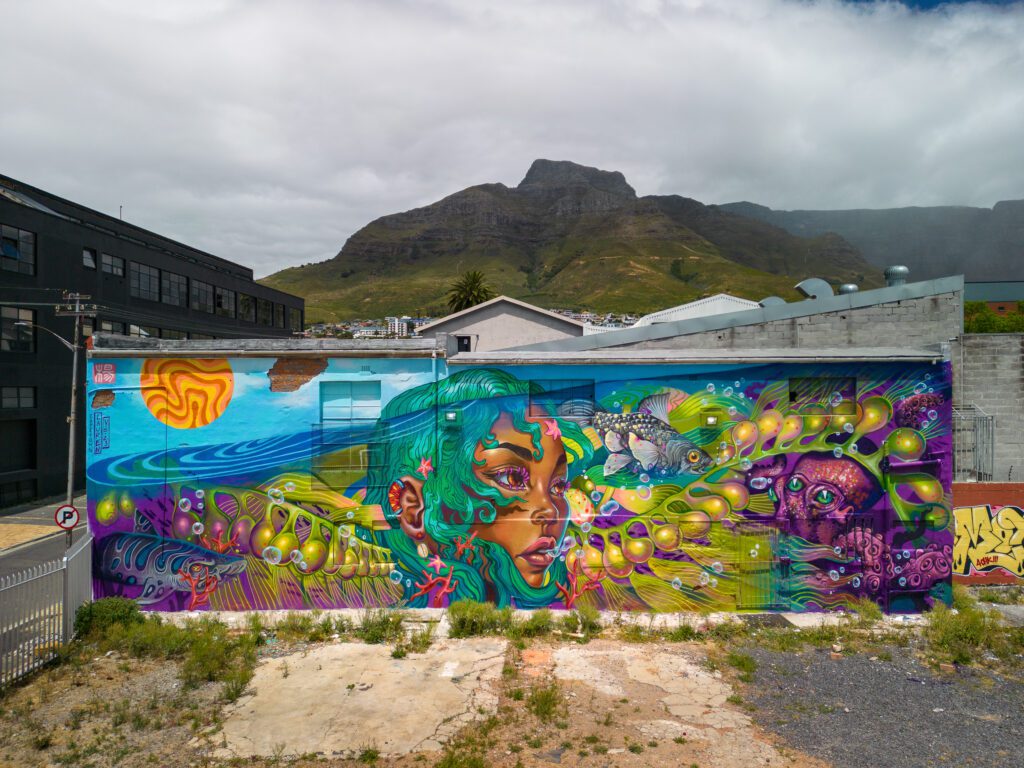 The inaugural Sea Walls: Artists for Oceans in Cape Town - MONTANA-CANS ...